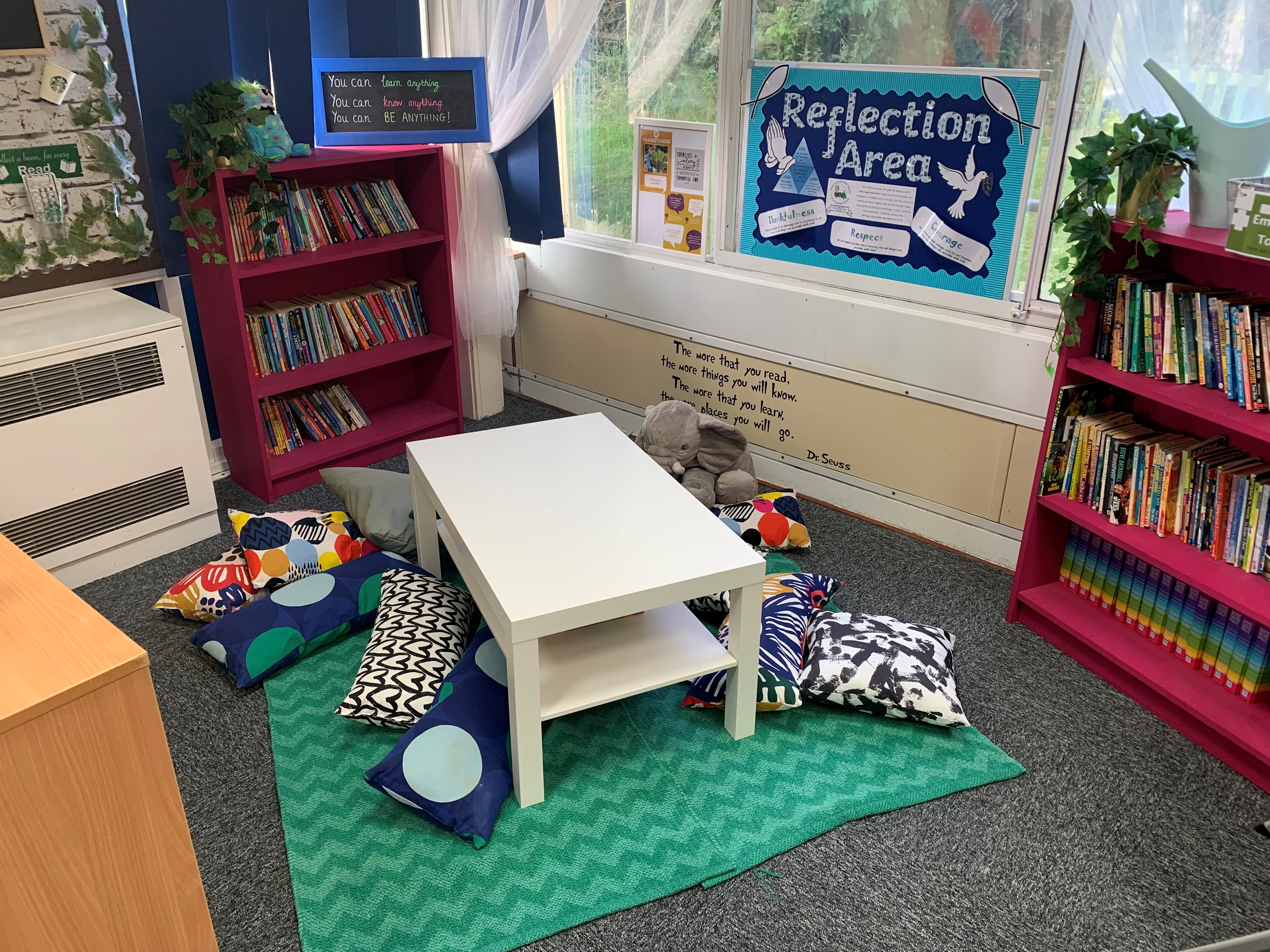 Reflection Areas | Wrockwardine Wood Church of England Junior School